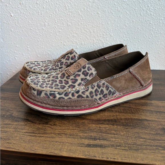 Ariat | Shoes | Ariat Womens Cruiser Leopard Suede Shoes | Poshmark